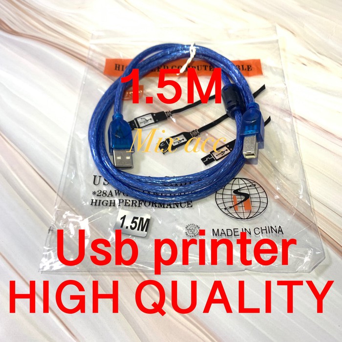 Usb PRINTER Cable 1.5M 3M 5M 10M HIGH QUALITY PRINTER Cable | Shopee ...