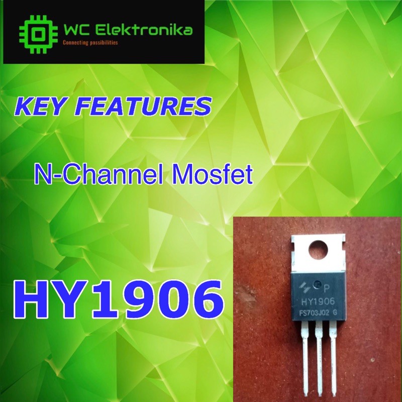 TRANSISTOR HY1906/HY1906P N-CHANNEL MOSFET 1pc | Shopee Philippines
