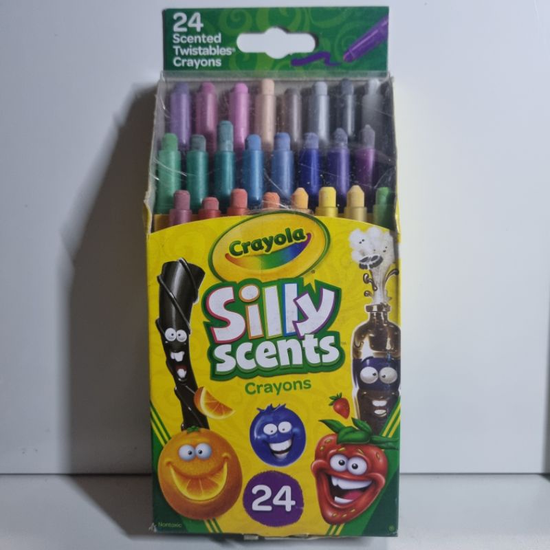Crayola Silly Scents Crayons 24 Scented Twistables Crayons | Shopee ...