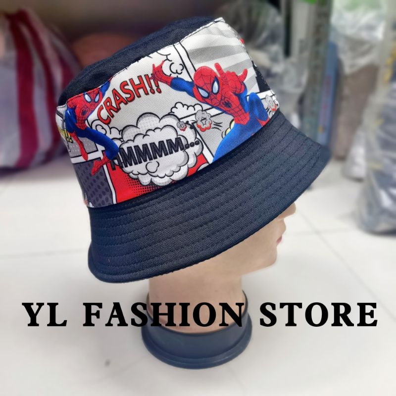Spiderman Bucket Hats Fisherman Hats for Kids | Shopee Philippines