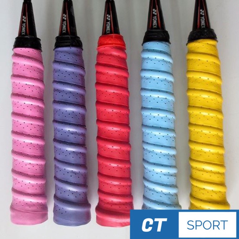 Ribbed badminton racket wrap, Anti-slip, Anti-sweat badminton racket ...