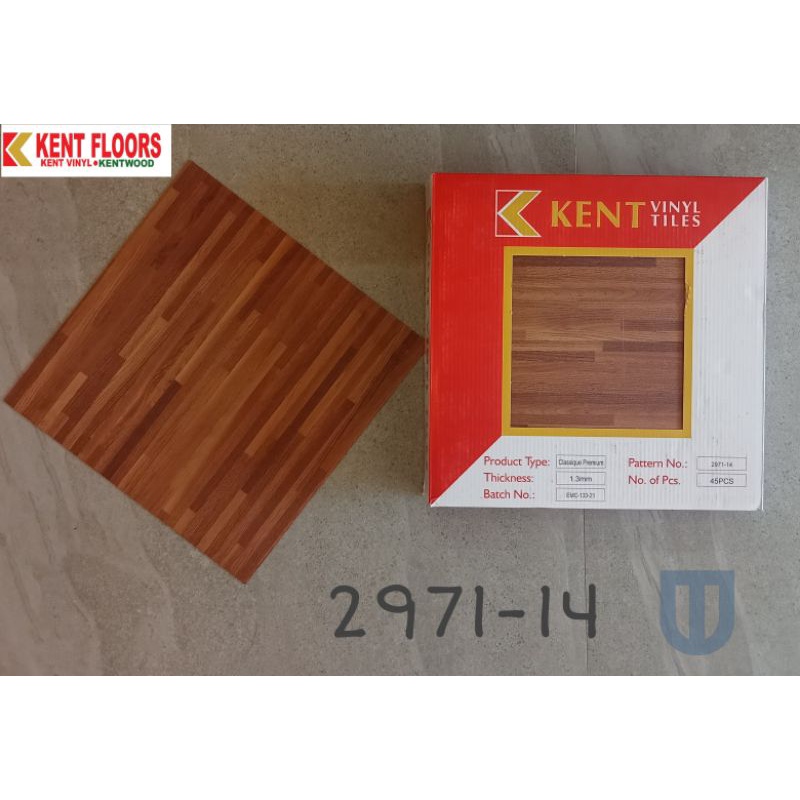 Kent Vinyl Tiles 30x30cm (12"x12"). Branded. (1order = 1pc) 10pcs ...