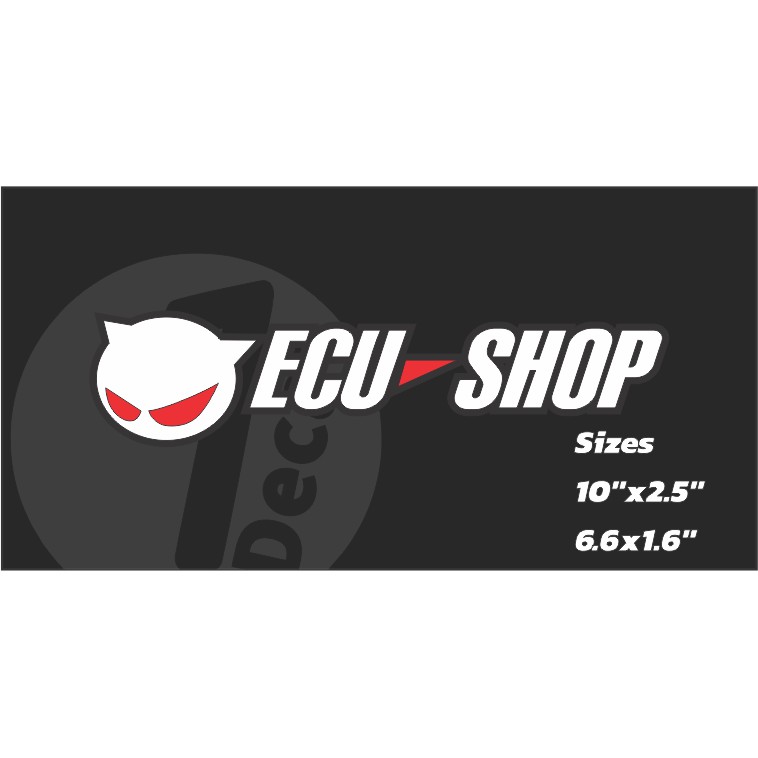 ECU SHOP STICKER DECAL 2 SIZE AVAILABLE | Shopee Philippines
