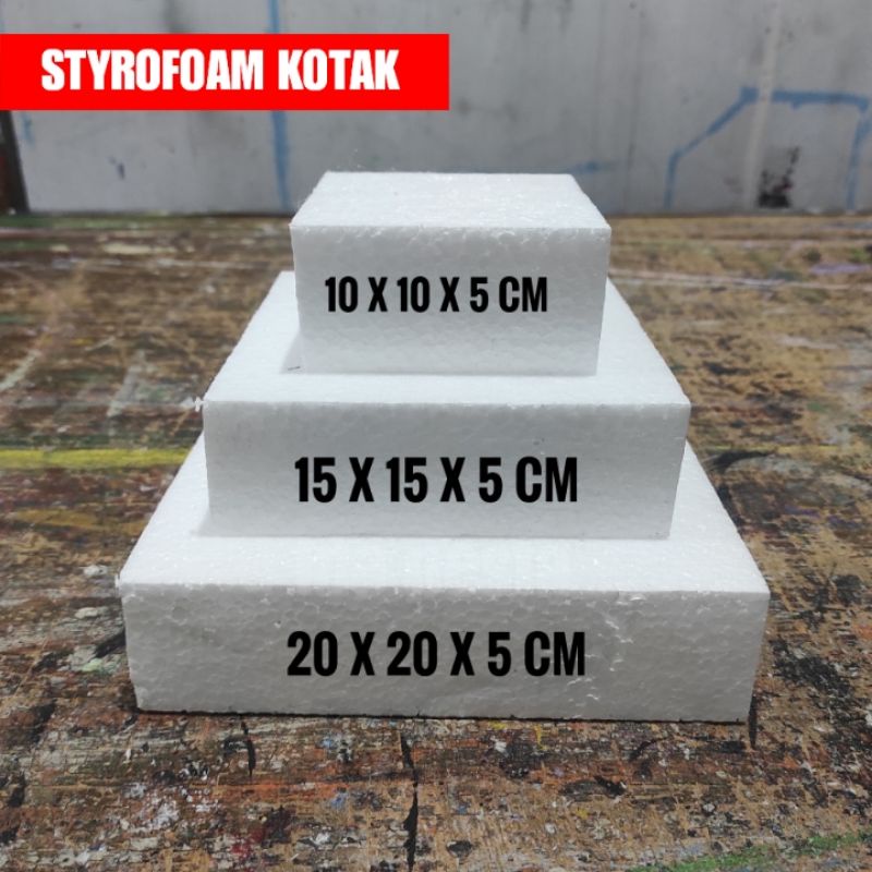 Styrofoam cork box Dummy cake, Styrofoam cake, various sizes | Shopee ...