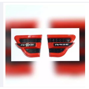 MERAH Raize Slim Red Car Side Vent | Shopee Philippines