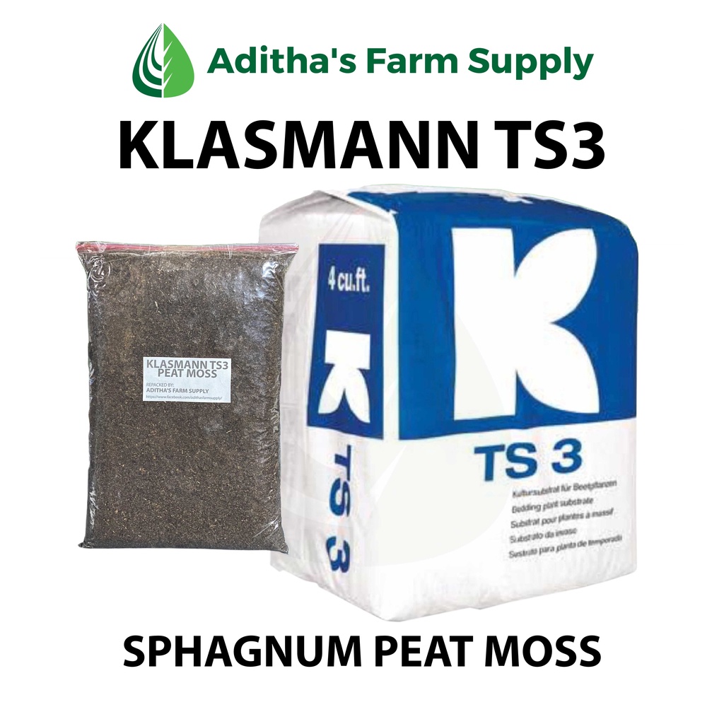 Klasmann TS3 Sphagnum Peat Moss/Substrate - 500 grams | Shopee Philippines
