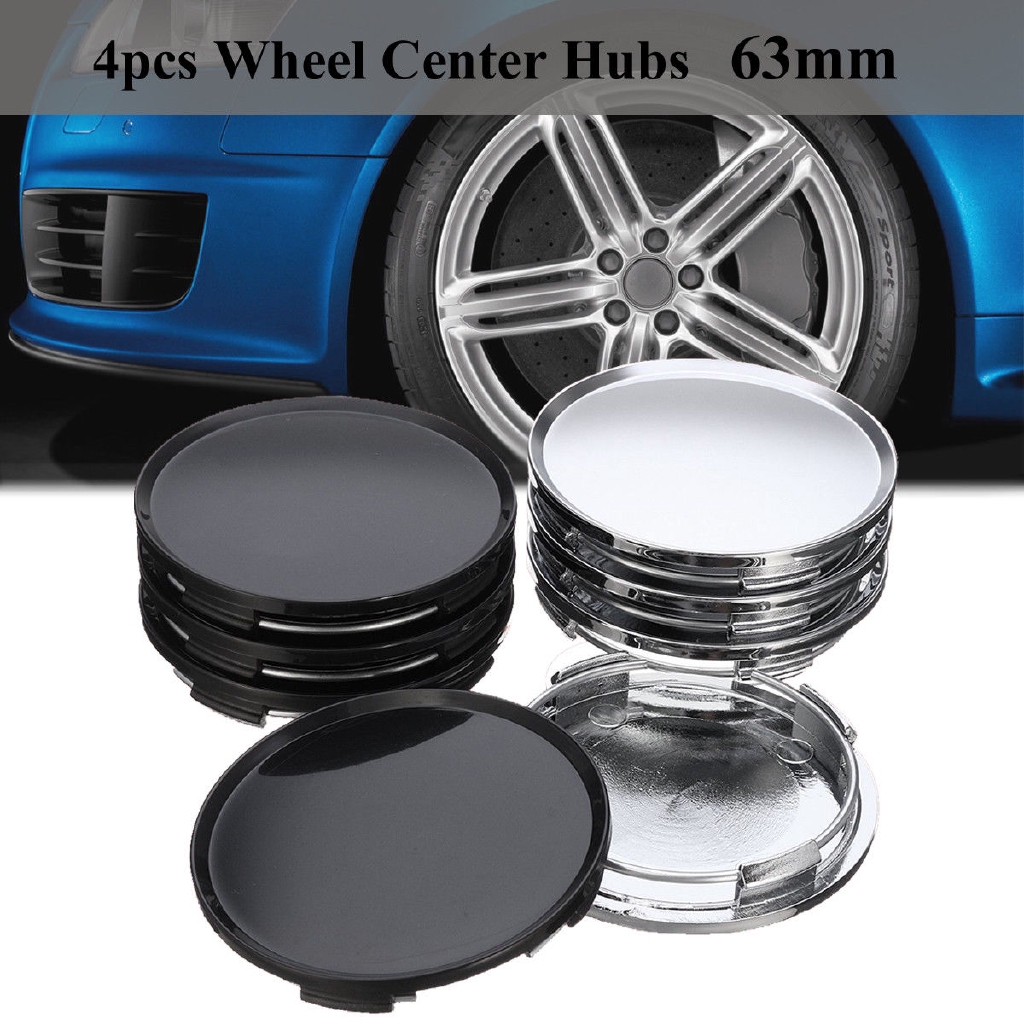 4pcs 60mm OD 58mm ID Universal Vehicle Wheel Set Kit Decoration ...