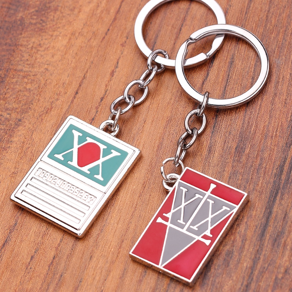 New Anime HUNTER x HUNTER Keychain Metal Tag Key Chain Accessories Gift ...