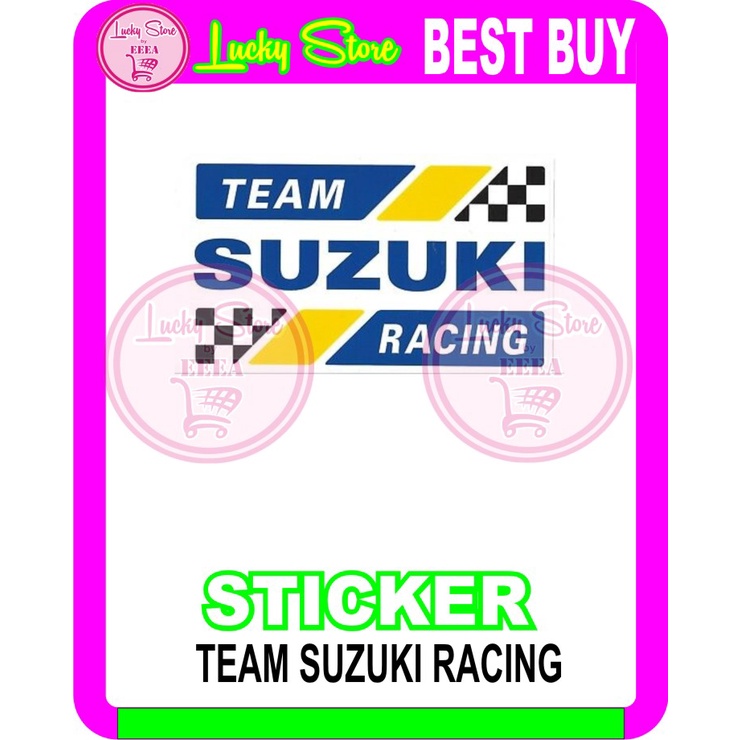 STICKERS DECALS TEAM SUZUKI RACING | Shopee Philippines