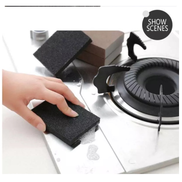 Sponge Kitchen Emery Magic Sponge Eraser Rub The Pot Except Rust Focal ...