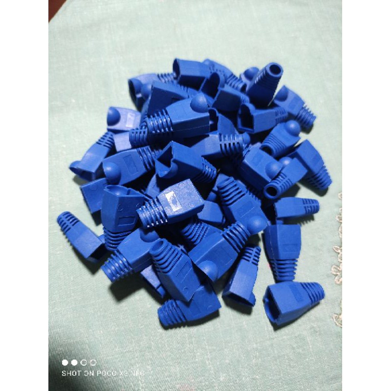 100pcs RUBBER BOOTS FOR RJ45 CAT5,CAT6 INTERNET CABLE 20PCS,50PCS,70PCS ...