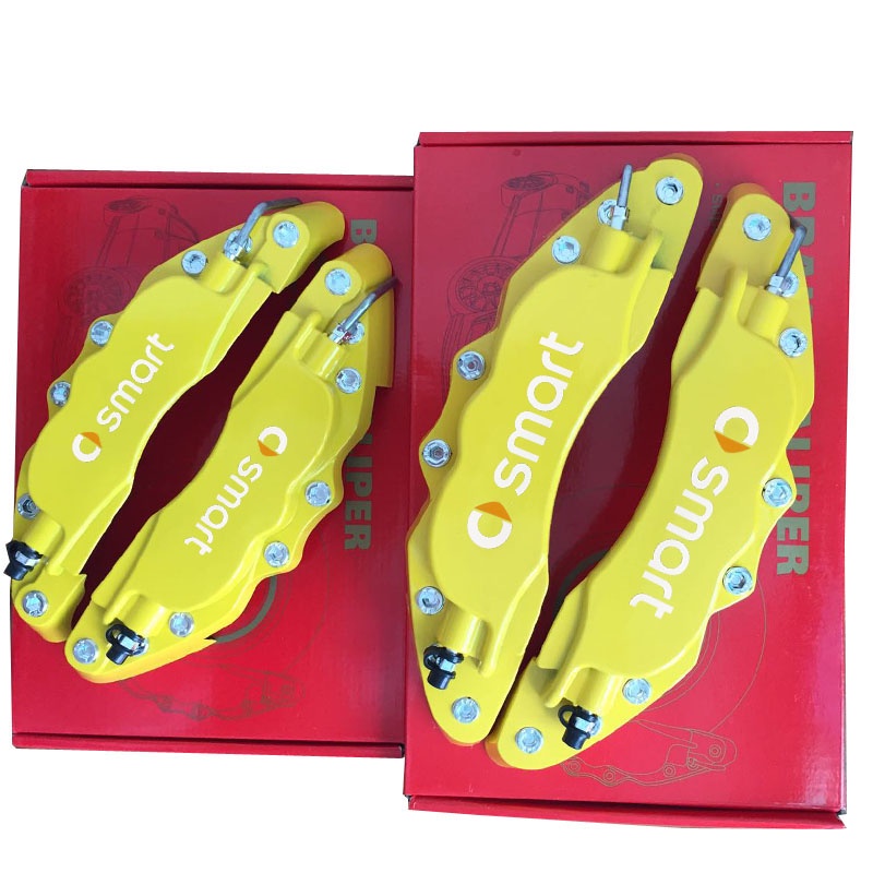 Smart Logo 4 Pcs Aluminum Metal Brake Decoration Caliper Cover For Benz ...