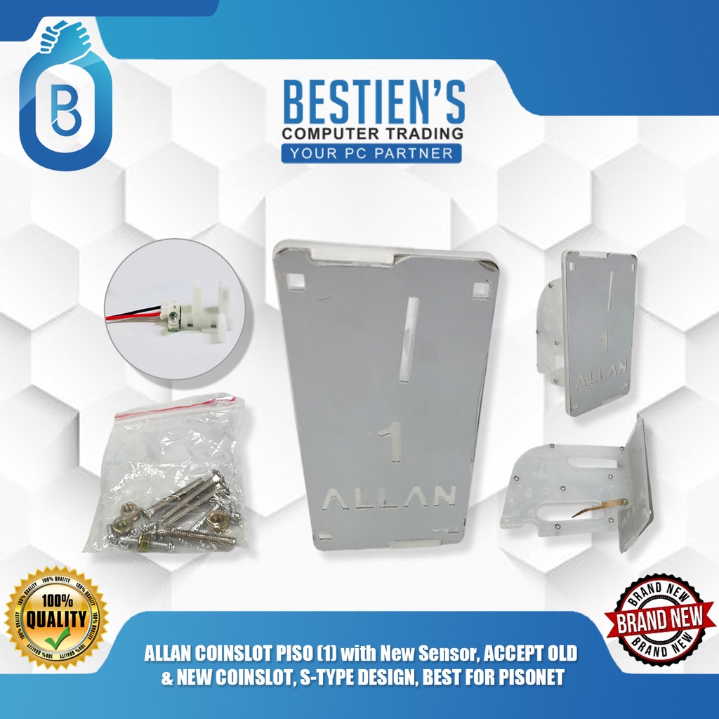 ALLAN COINSLOT PISO (1) with New Sensor, ACCEPT OLD & NEW COINSLOT, S ...
