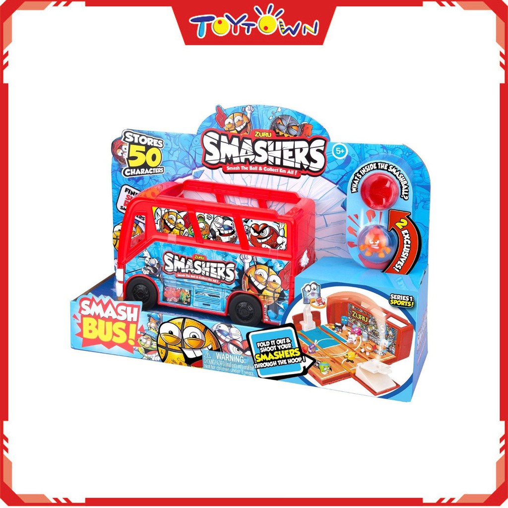 Zuru Smashers Smash Bus Red | Shopee Philippines