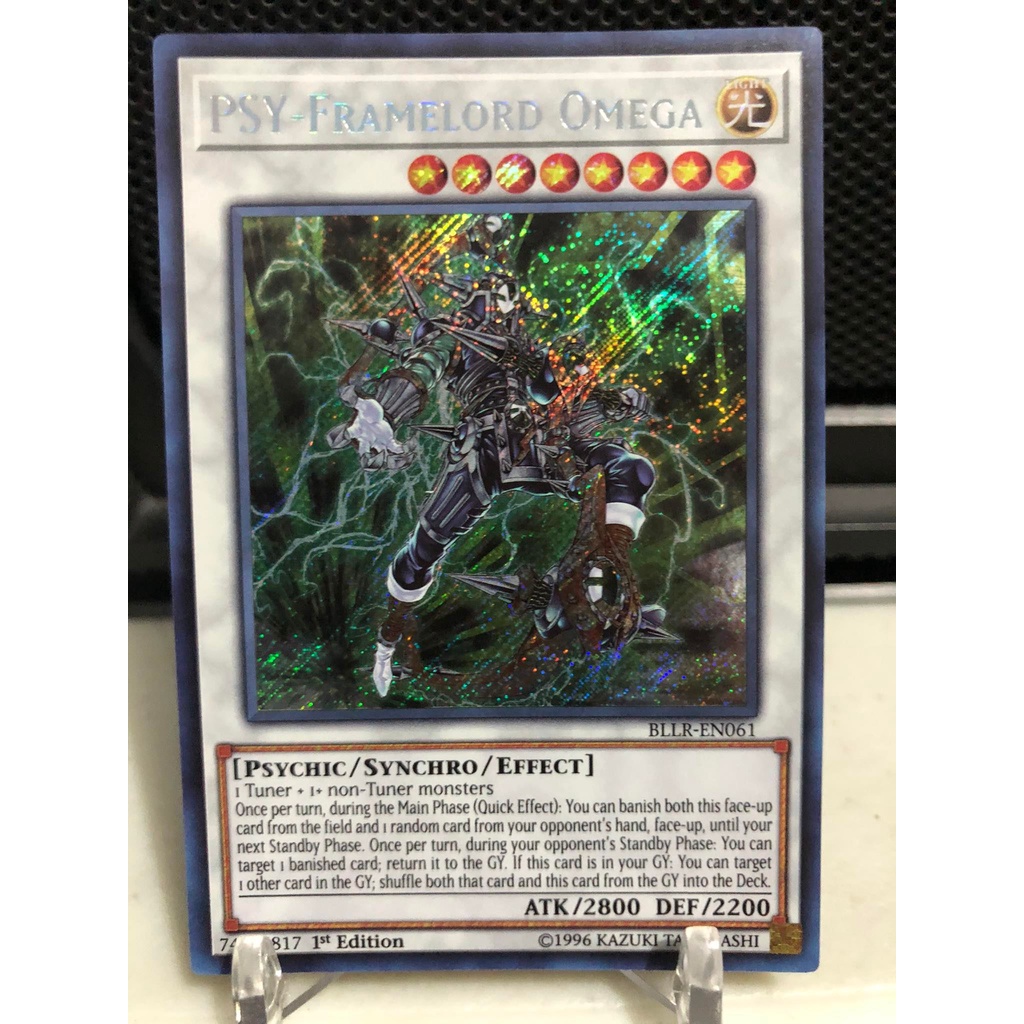 PSY-Framelord Omega - BLLR-EN061 - Secret Rare 1st Edition YuGiOh ...