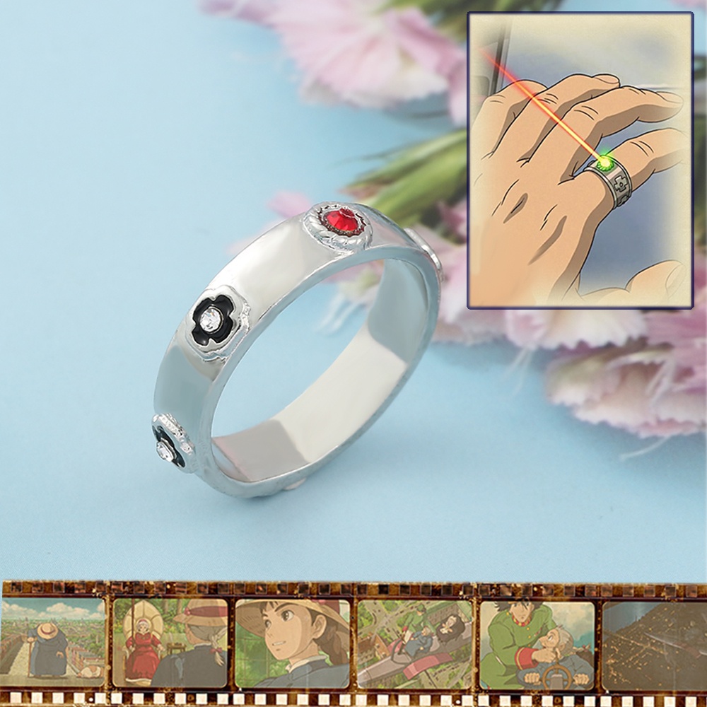Howl's Moving Castle Ring Hayao Miyazaki Anime Howl Sophie Cosplay Ring ...