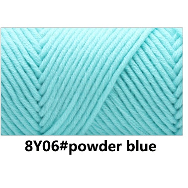 【Real 100g】Yarn 100g Milk Cotton Yarn Wool 8 ply Thread for Knitting ...