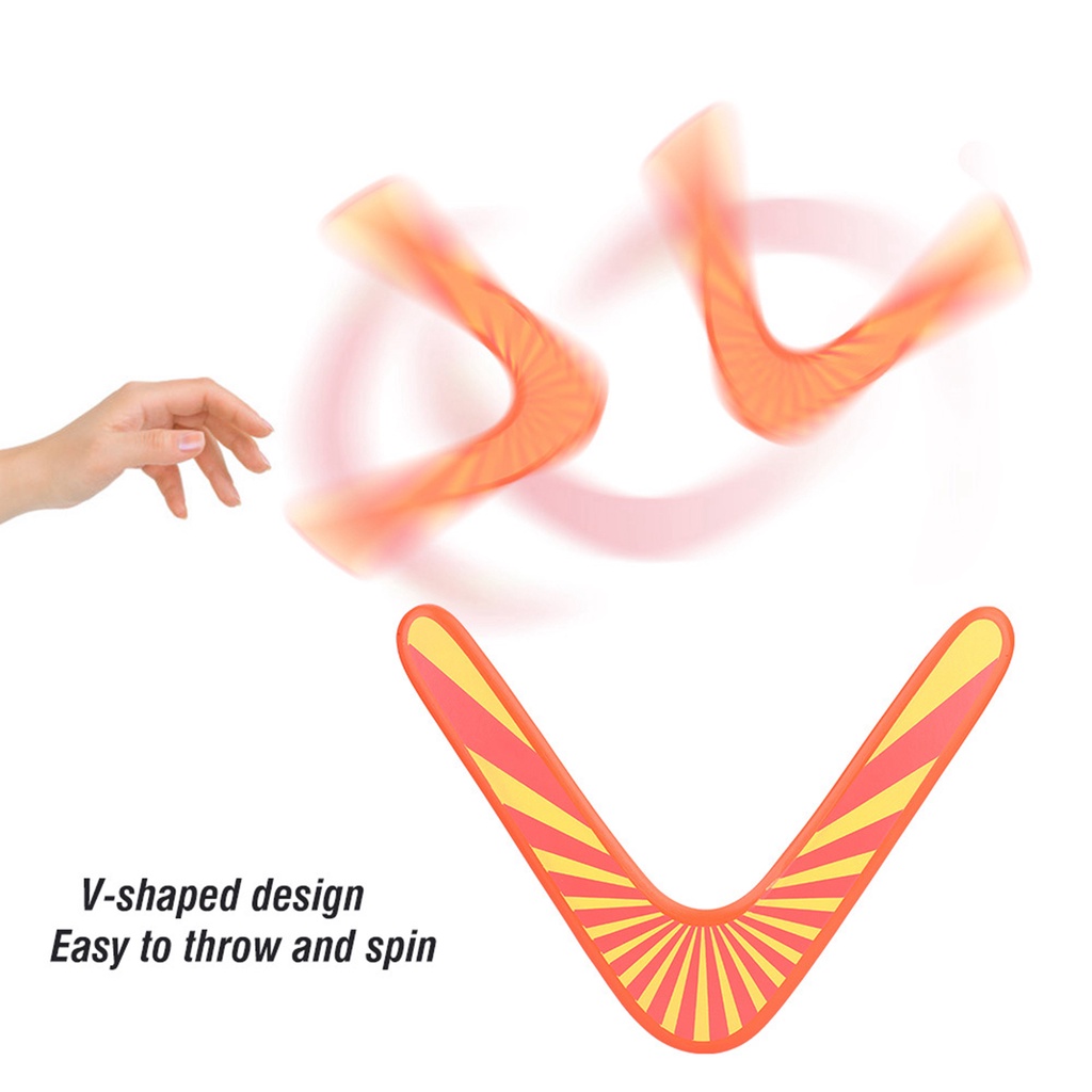 [READY STOCK] Wooden Returning Boomerang Classic V-Shaped Outdoor Games ...