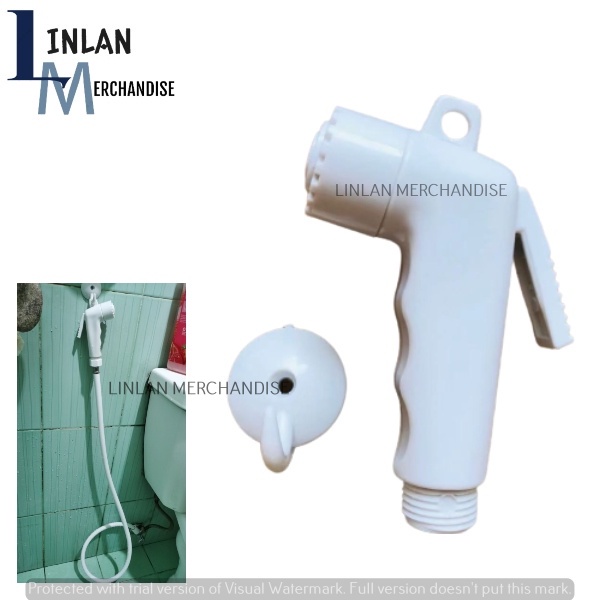 1 PC PVC Handheld Bidet Head Toilet Sprayer (BIDET HEAD ONLY) (0609 ...