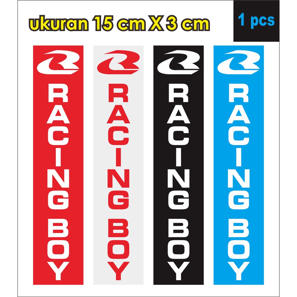 Sticker Shock Bottom RCB Racing Boy Cutting Sticker Pack RCB Racing Boy ...