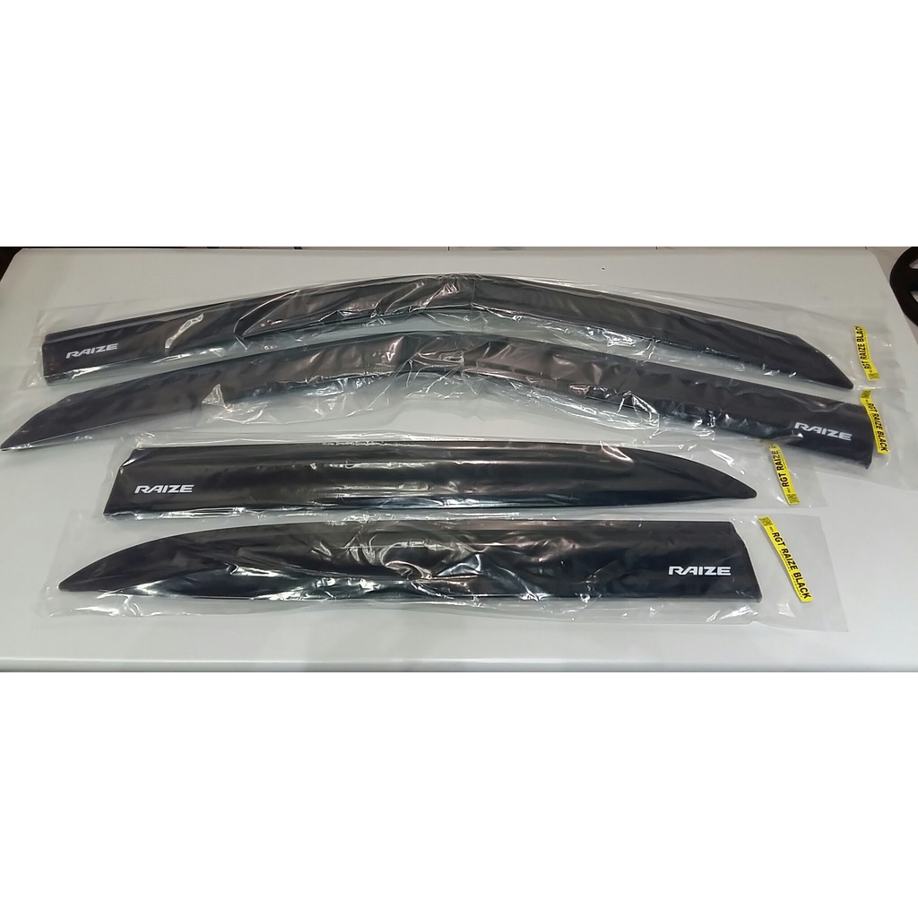 TOYOTA RAIZE RAIN VISOR BLACK 2021-2022 | Shopee Philippines