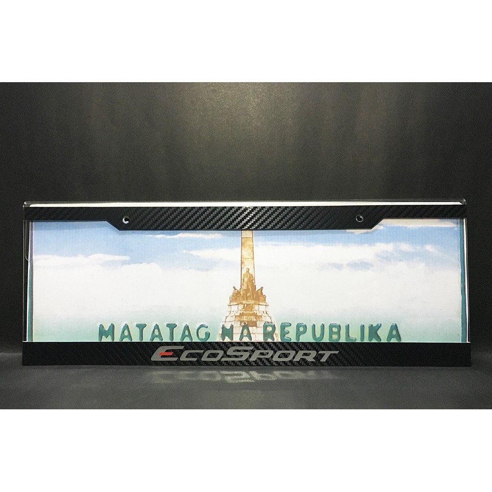 Ecosport Ford Design Carbon Fiber License Car Plate Cover | Shopee ...