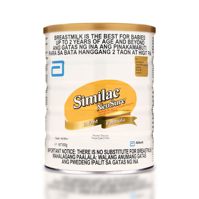 Similac Neosure 850g Infant Formula for 0-12 Months Old Milk Powder | Shopee Philippines