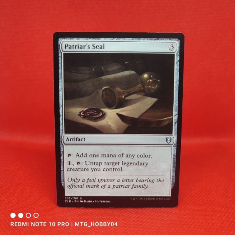 Patriar's Seal - mtg | Shopee Philippines