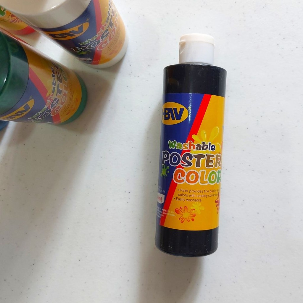 HBW Poster Paint 250ml PER BOTTLE | Shopee Philippines