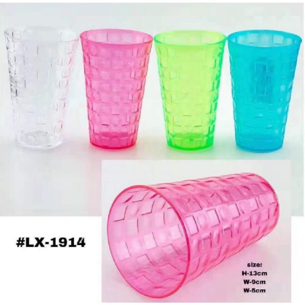 Acrylic Drinking Cup Plastic Crystal Cup 500ml | Shopee Philippines