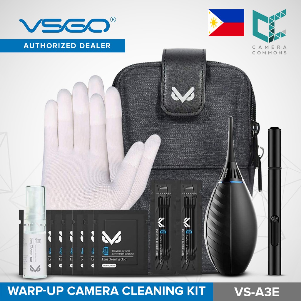 VSGO VS-A3E Warp-Up Camera Cleaning Kit for Camera Lenses Sensors ...