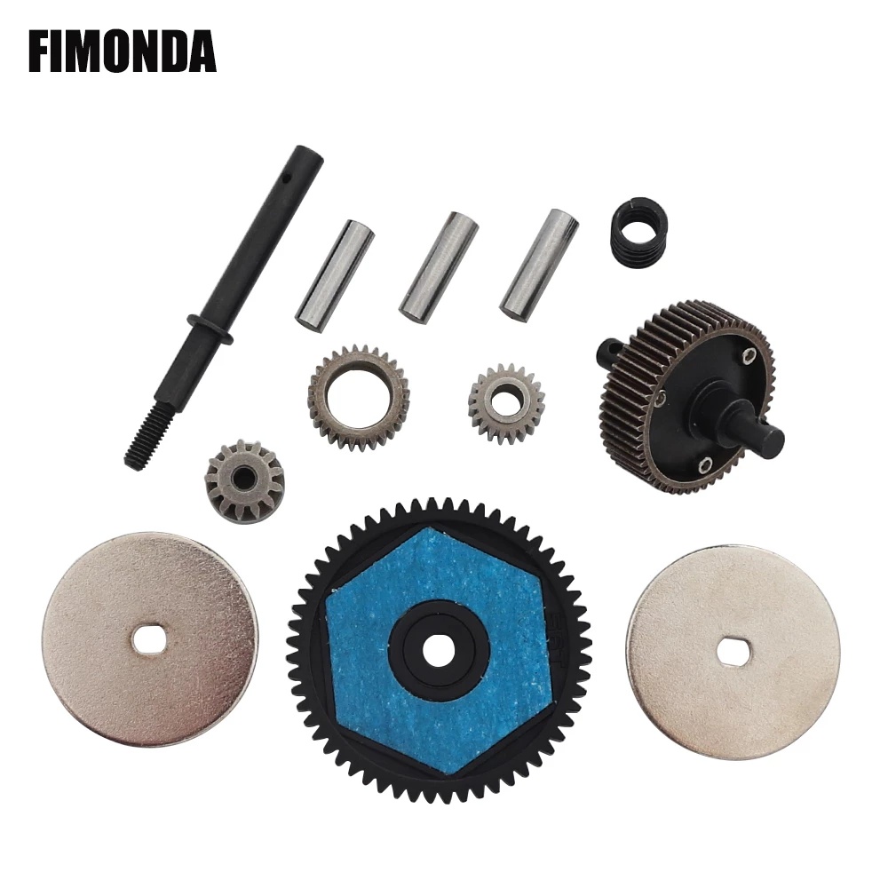 32P Transmission Internal Gear Set Gearbox Gears for 1/10 RC Car Axial ...