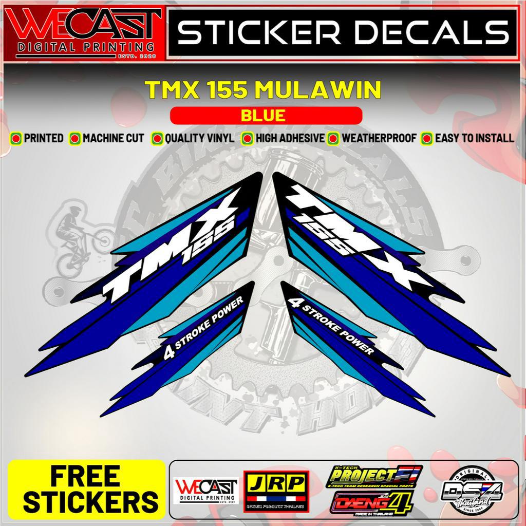 WECAST TMX 155 Mulawin Tank Decals Sticker for Motorcycle Accessories ...