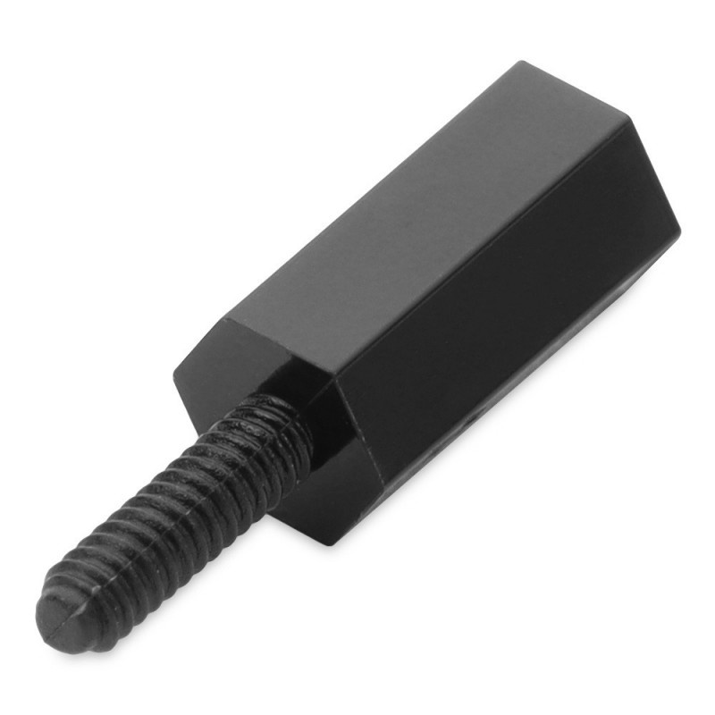 Nylon Spacer Standoff M2x8+6 M2*8 Black Hex Plastic Spacing Screws ...