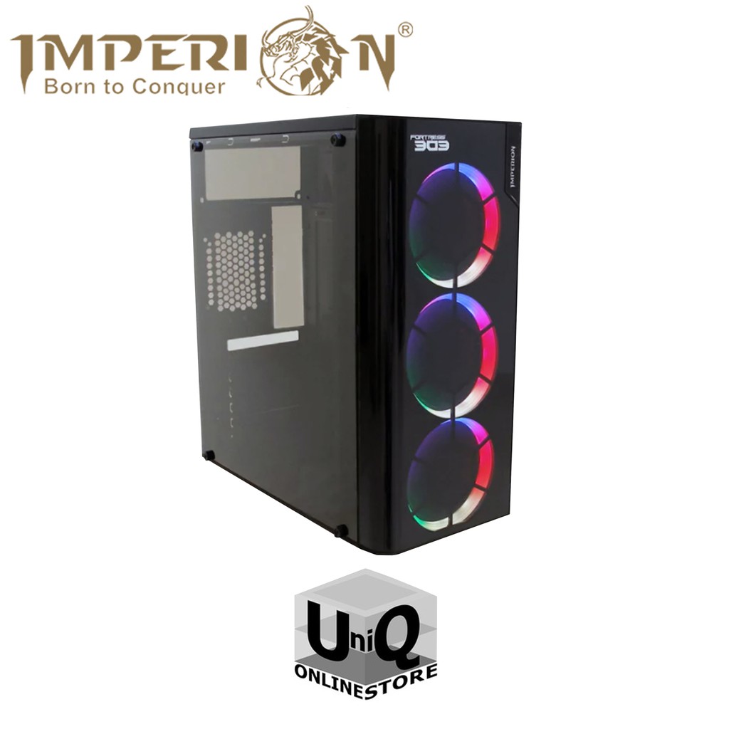 Imperion Fortress 303 RGB ATX Gaming Chassis | Shopee Philippines