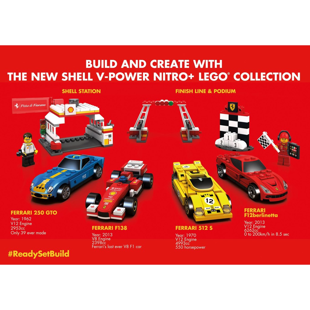 Shell V-Power Nitro+ Lego Collection Set | Shopee Philippines