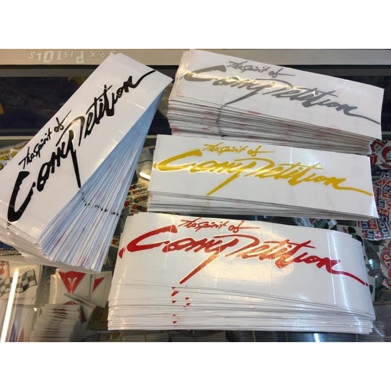 Sticker spirit of competition sticker kereta/sticker cutting/car ...