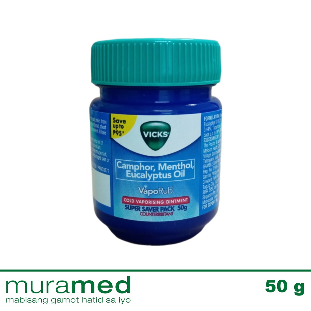 Vicks VapoRub Ointment 50 g | Shopee Philippines