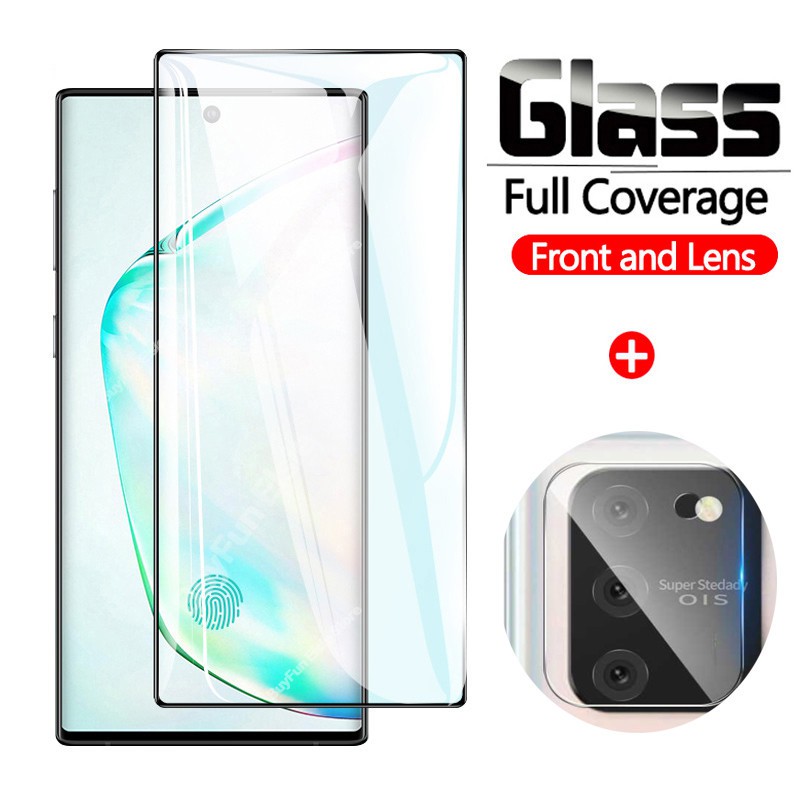 2-in-1 Back Camera Lens Screen Protector + Tempered Glass For Samsung ...