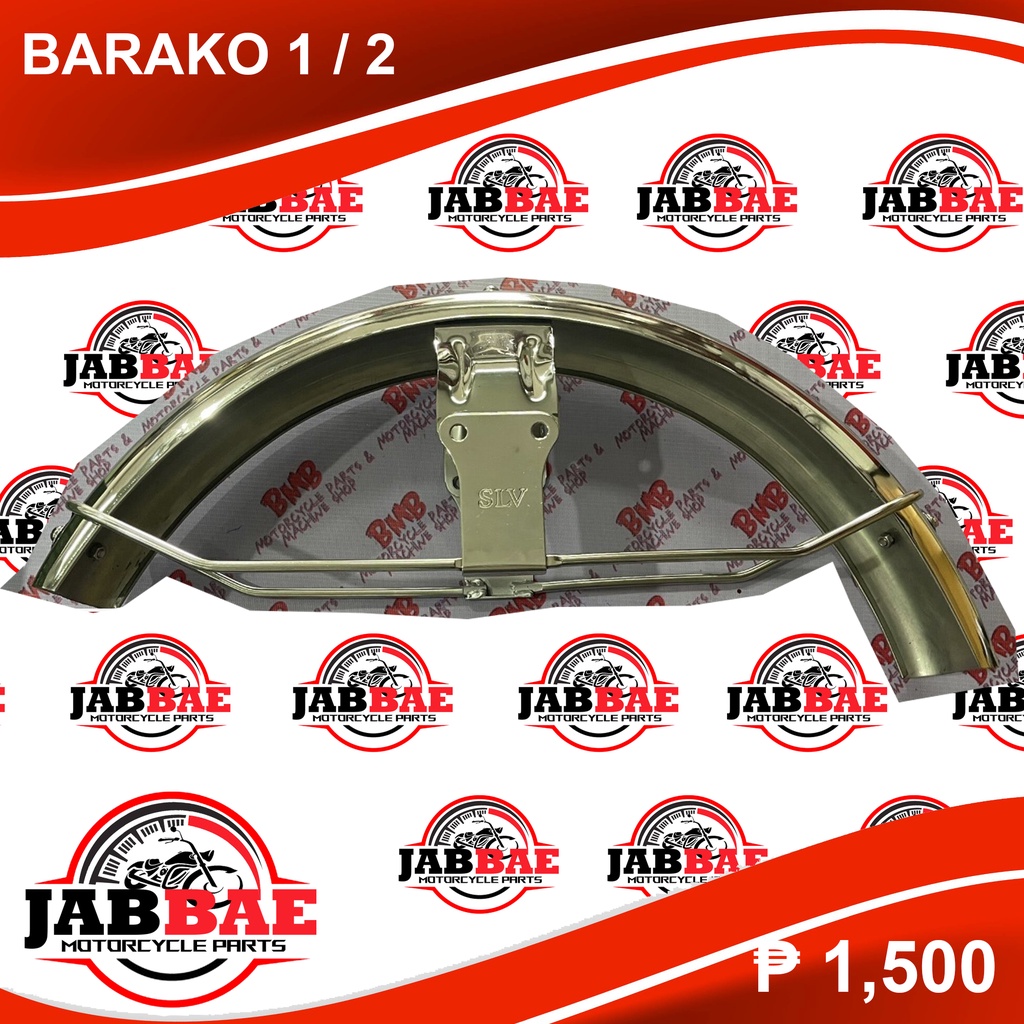 Front Fender Stainless SLV With Bracket Barako 1 and 2 SAME PRICE ...