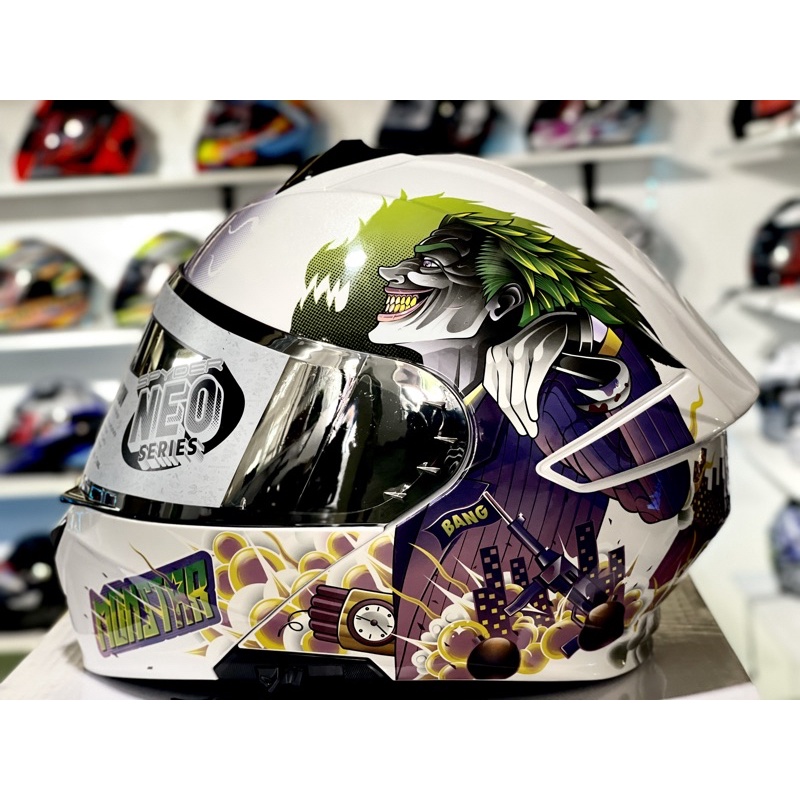 Spyder Neo Force Monstar Modular Dual Visor Helmet with Free Clear ...