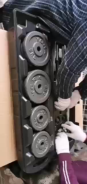 Dumbbell Set 5/10/15/20/30/50/55KG Adjustable Barbell Set Gym Equipment ...