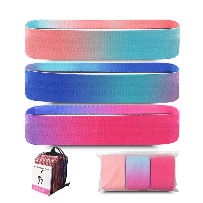 3pcs/Sets Colorful Gradient Heavy Resistance Bands Same 45-70LBS ...