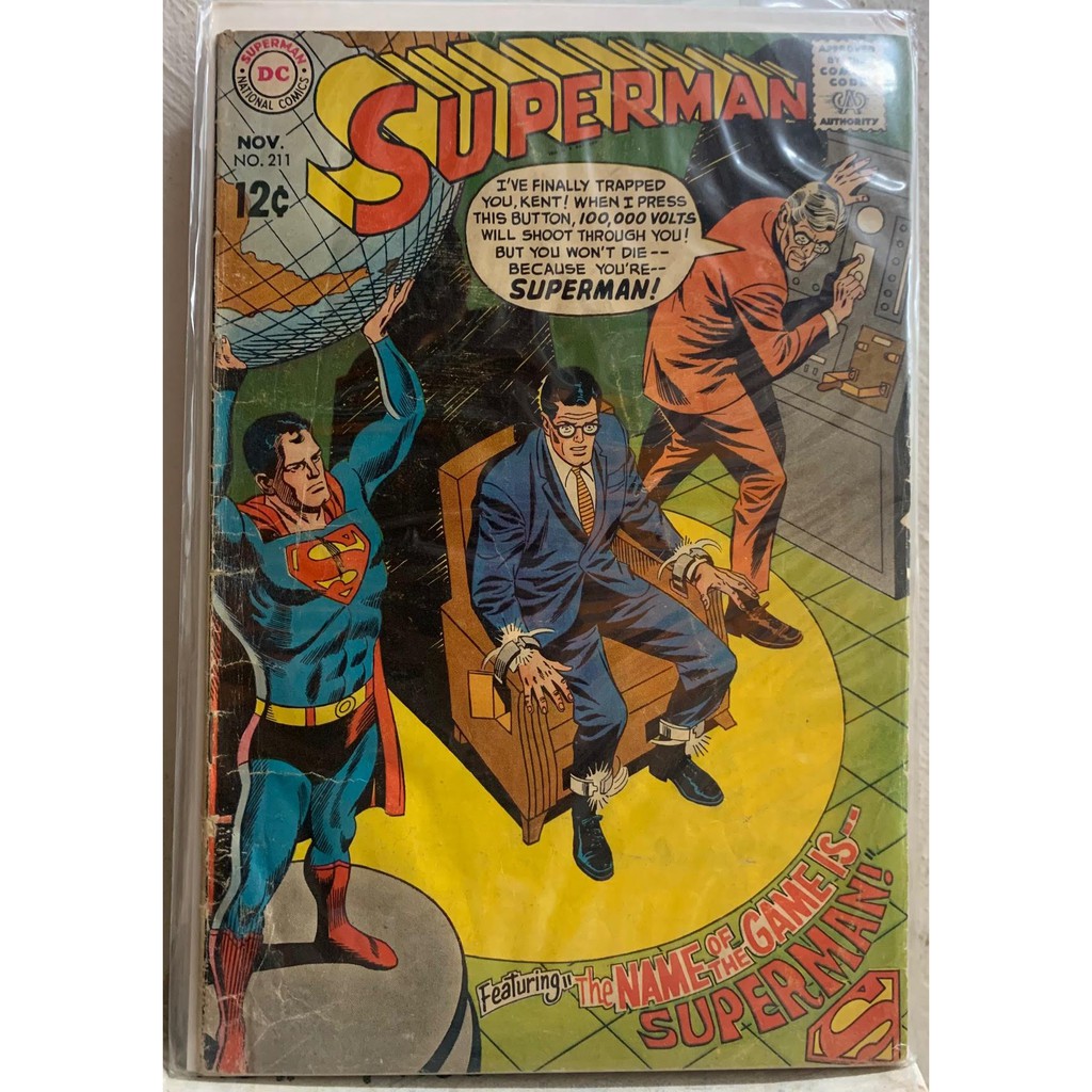 Dc Comics: 1968 - Superman Vol.1 #211 | Shopee Philippines