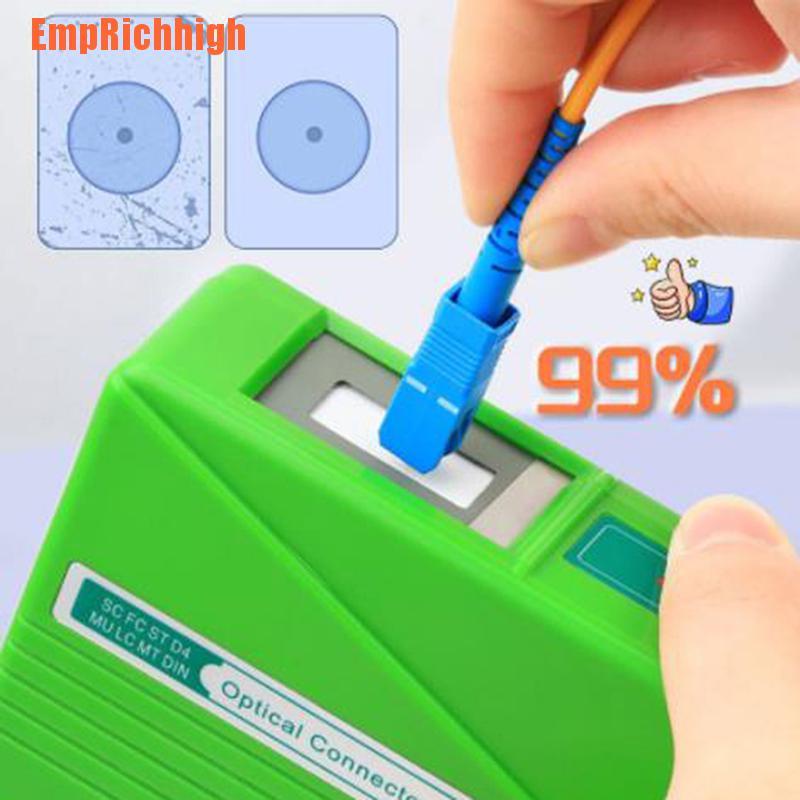 [[EmpRichhigh]] Fiber Optic Connector Cleaning Cassette Optical Fiber ...