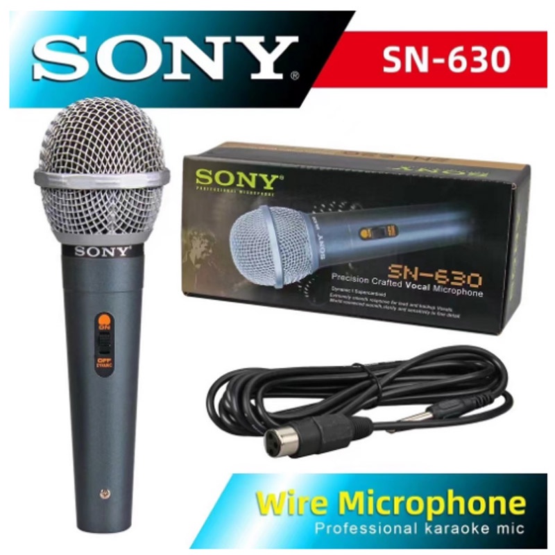 SONY SN-999 SN-630 KS-5000 Dynamic Microphone Heavy Duty Wired Microphone Professional karaoke ...