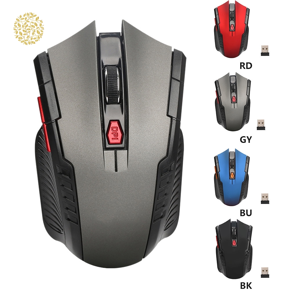 2.4G Wireless Mouse 6 Buttons Optical Gaming Mouse DPI TCH | Shopee ...
