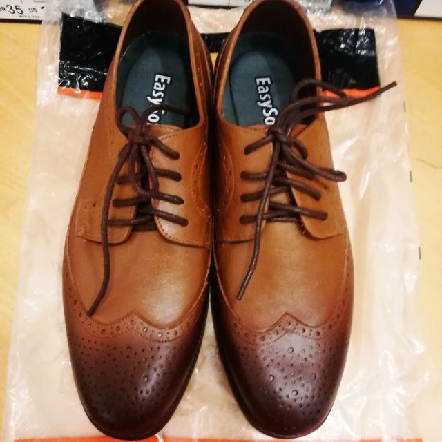 Easysoft Shoes "Basel Deluxe" for Men and Teens in 2- tone cinnamon ...