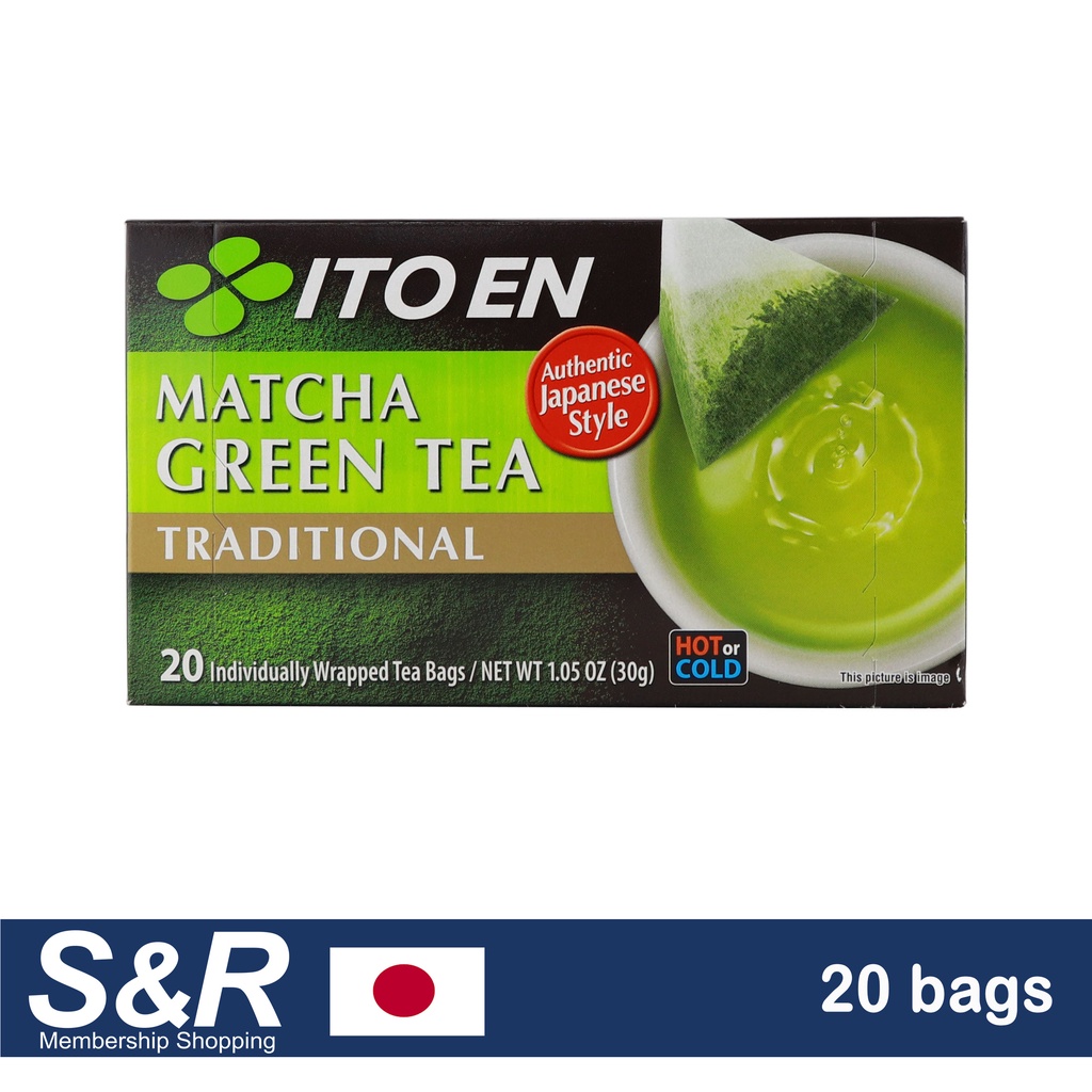 Ito En Matcha Green Tea Traditional 20 Bags | Shopee Philippines