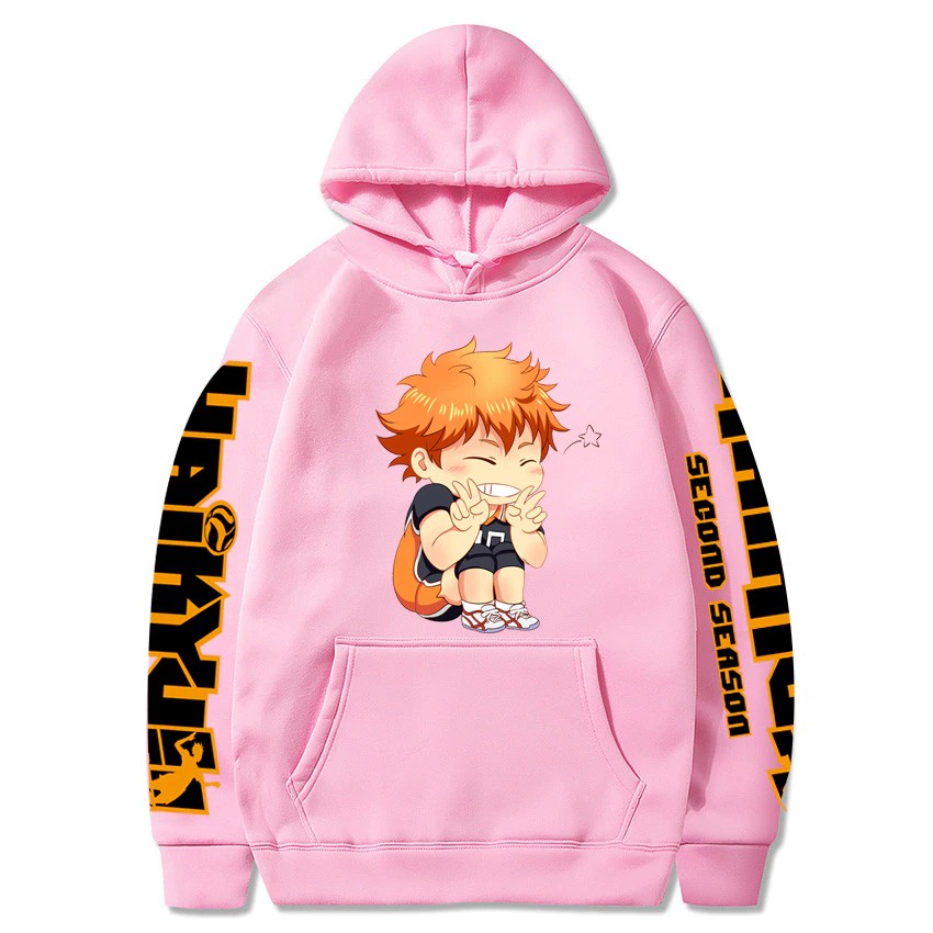 Haikyuu Hoodie Jacket No. 10 Hinata Shoyo Anime Haikyu Manga Japan Men ...